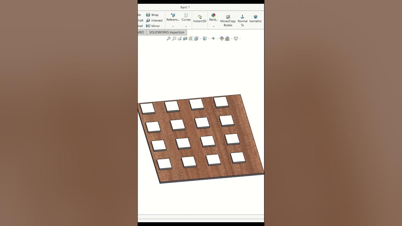 ♟️ SolidWorks Tutorial: Create a Chessboard in Minutes #solidworks ...
