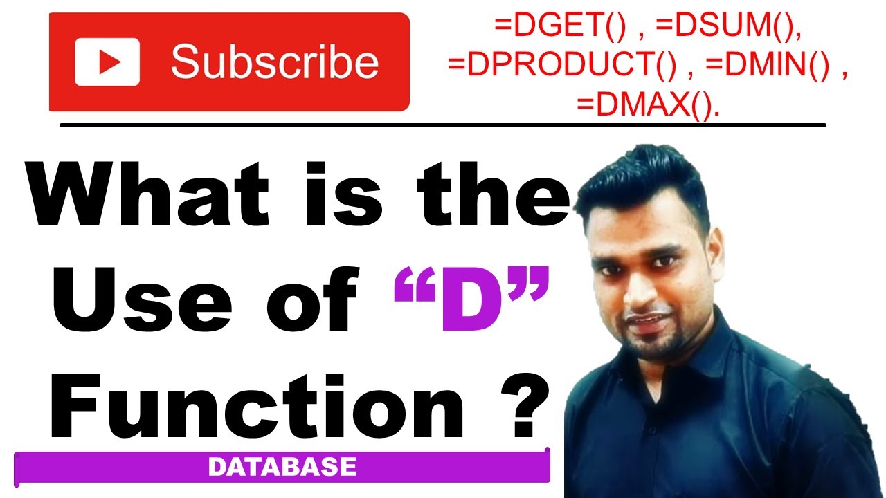 Discover Talent Presents | Learn “ D” Function very easy way #DSUM # ...