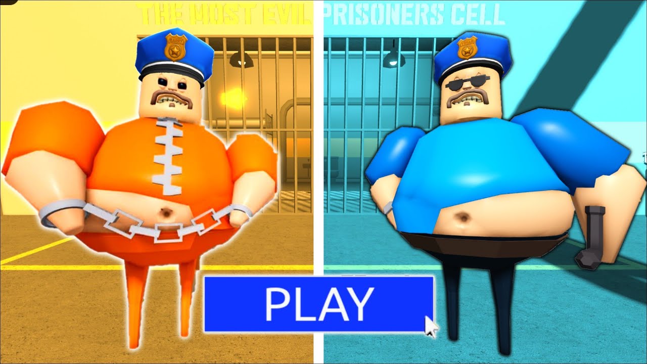 PRISONER BARRY Vs NORMAL BARRY In BARRY'S PRISON RUN OBBY! HARD MODE ...