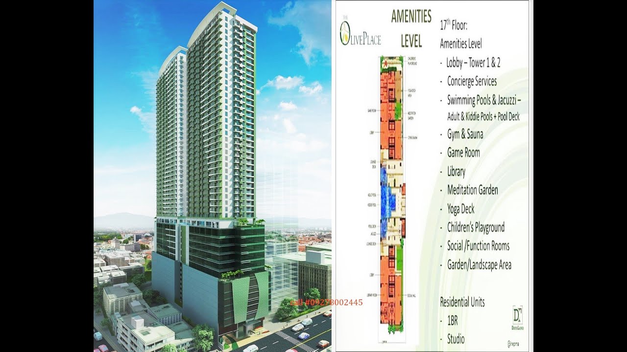 THE OLIVE PLACE Tower 2 - Actual Turn Over Studio Unit - YouTube