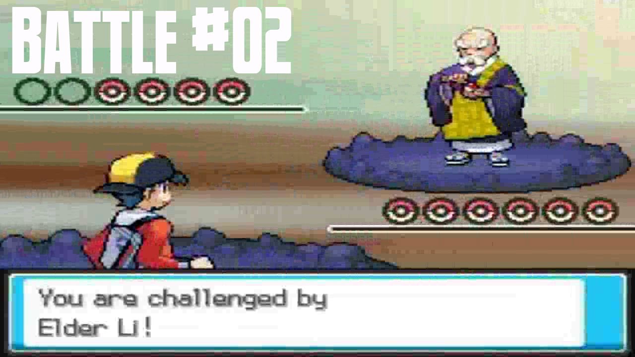 Pokémon Sacred Gold - Battle #2: Elder Li - YouTube