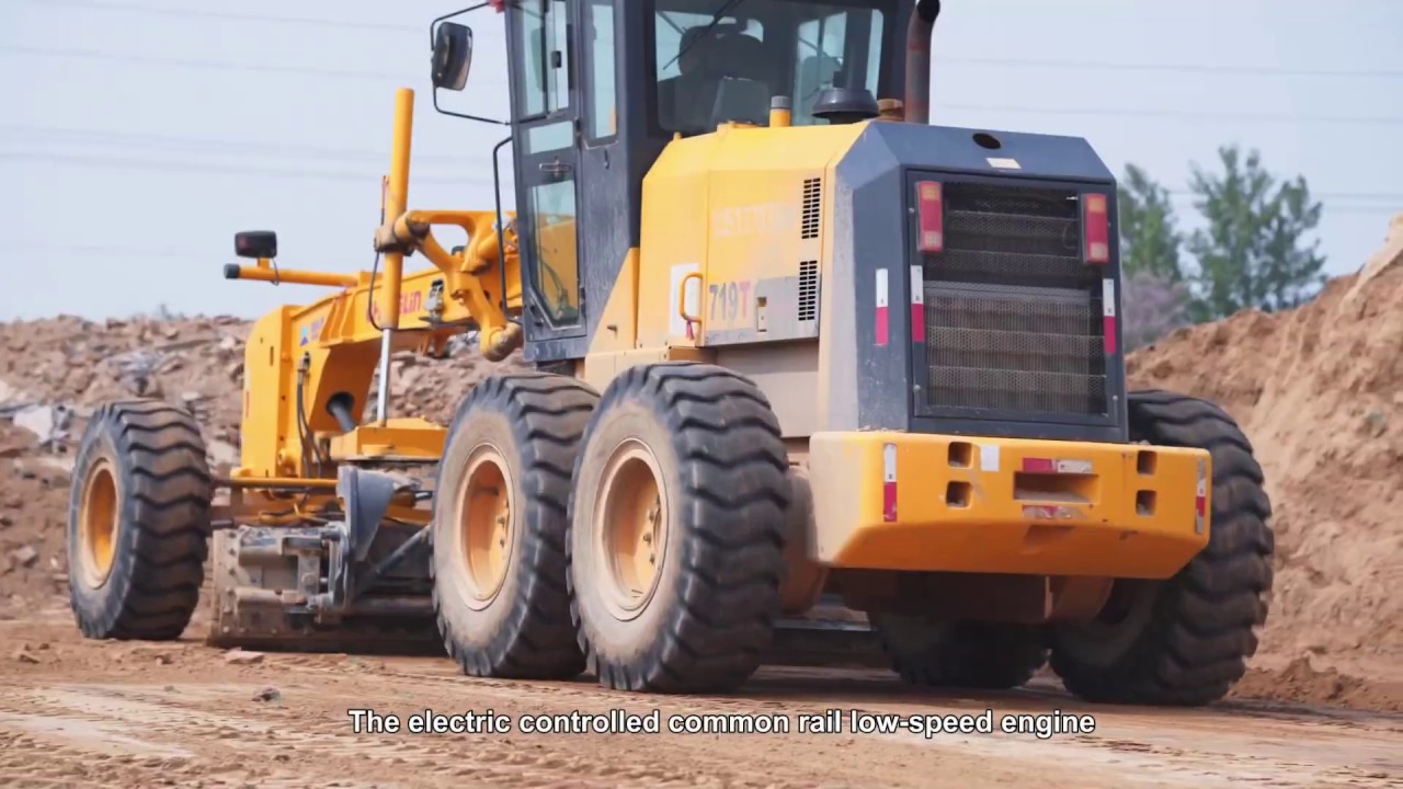 Powerful Motor Grader Introduction-Sinomach - YouTube