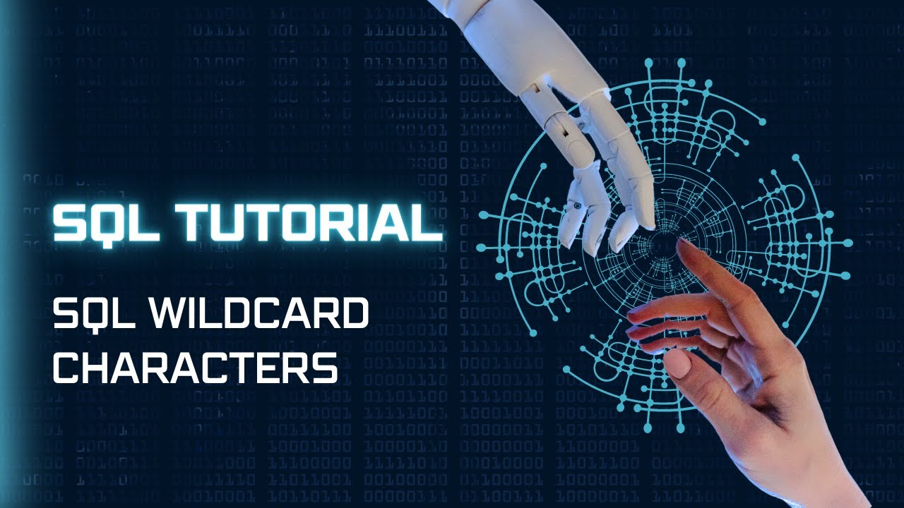 16. SQL Wildcard Characters | SQL Tutorial in Hindi I - YouTube