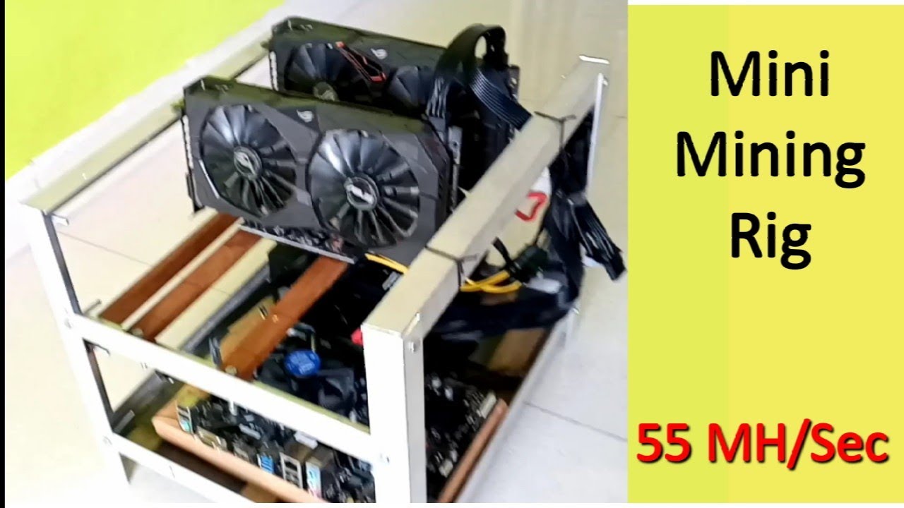 Mini Mining Rig : 55 MH - YouTube