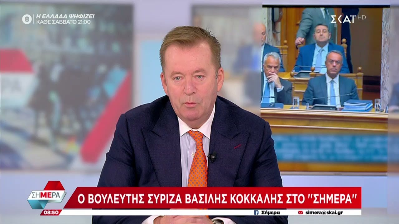 Β. Κόκκαλης: Δεν είναι αυτοσκοπός του ΣΥΡΙΖΑ να κερδίσει μονάδες από τα ...