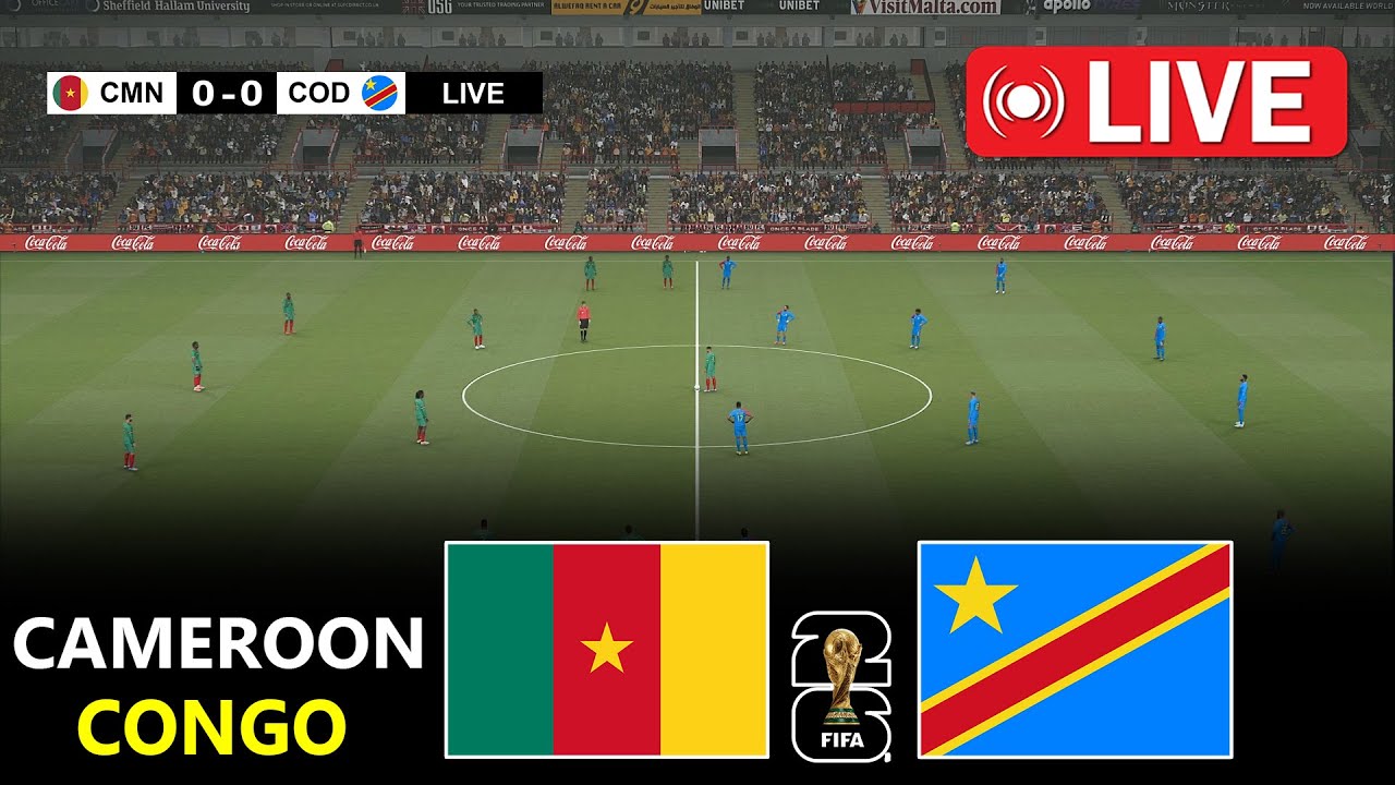 Cameroon vs Dr Congo | World Cup Qualifiers (CAF) 2026 | PES 21 ...