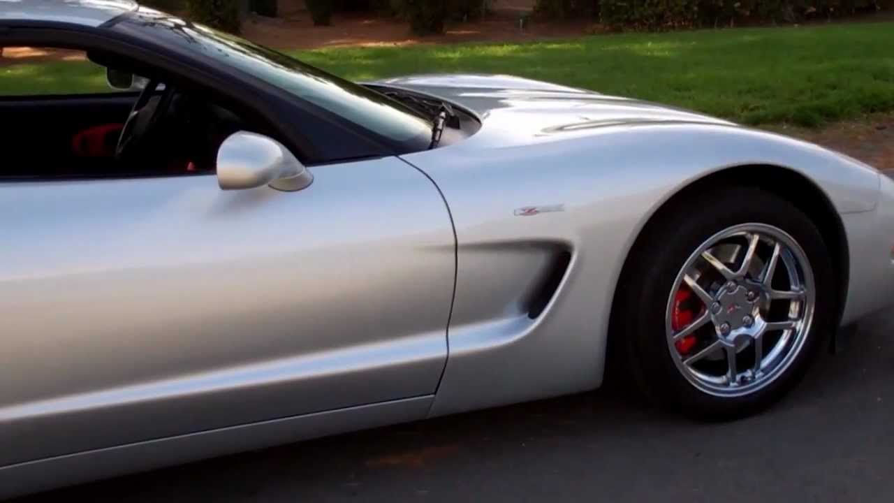 SOLD 2001 Silver Corvette ZO6 for sale by Corvette Mike - YouTube