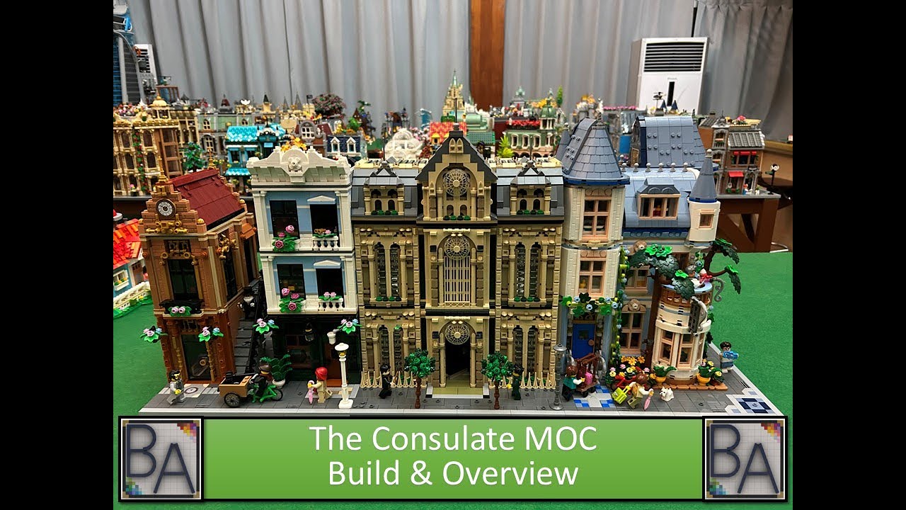 LEGO MOC - The Consulate - Modification of Set 21061 - YouTube