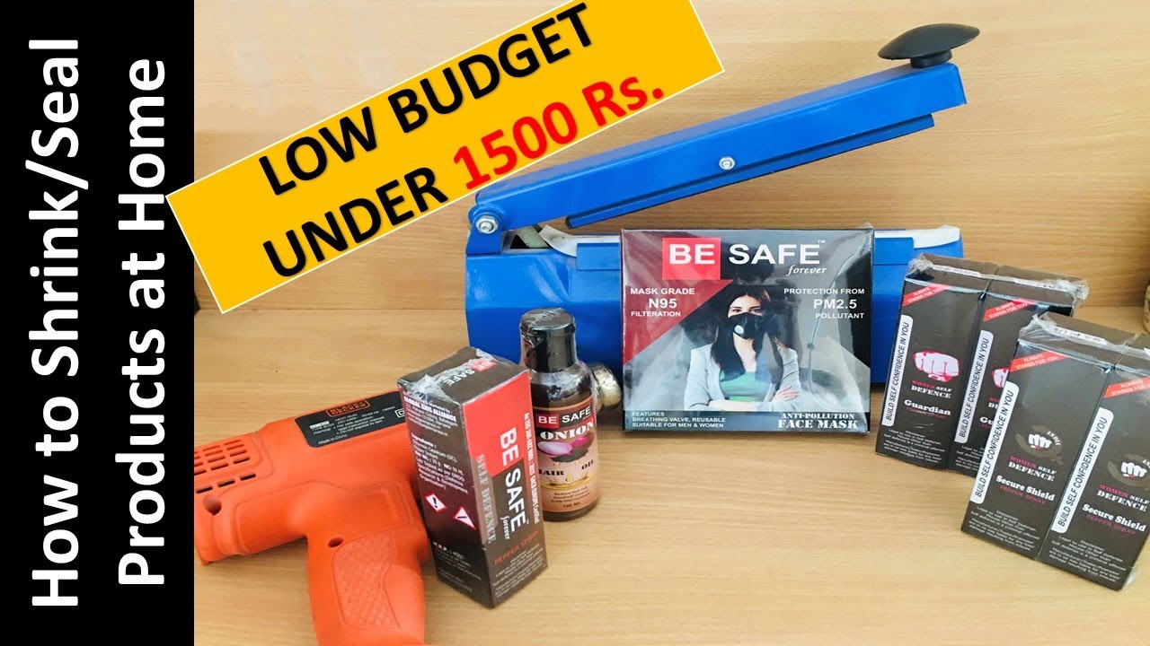 How To Shrink Wrap Product At Home Low Budget Under Just 1500 Rs Full how-to-shrink-wrap-product-at-home-low-budget-under-just-1500-rs-full