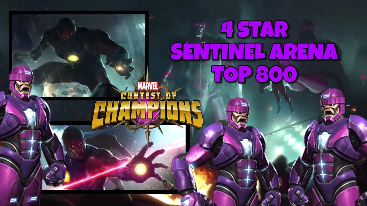 Sentinel Arena Top 800 | Final Push | Marvel Contest Of Champions - YouTube