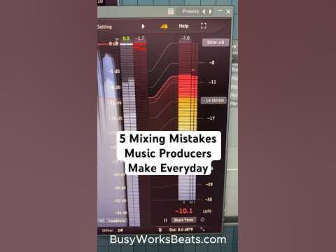 5 Mixing Mistakes Music Producers Make Everyday - YouTube