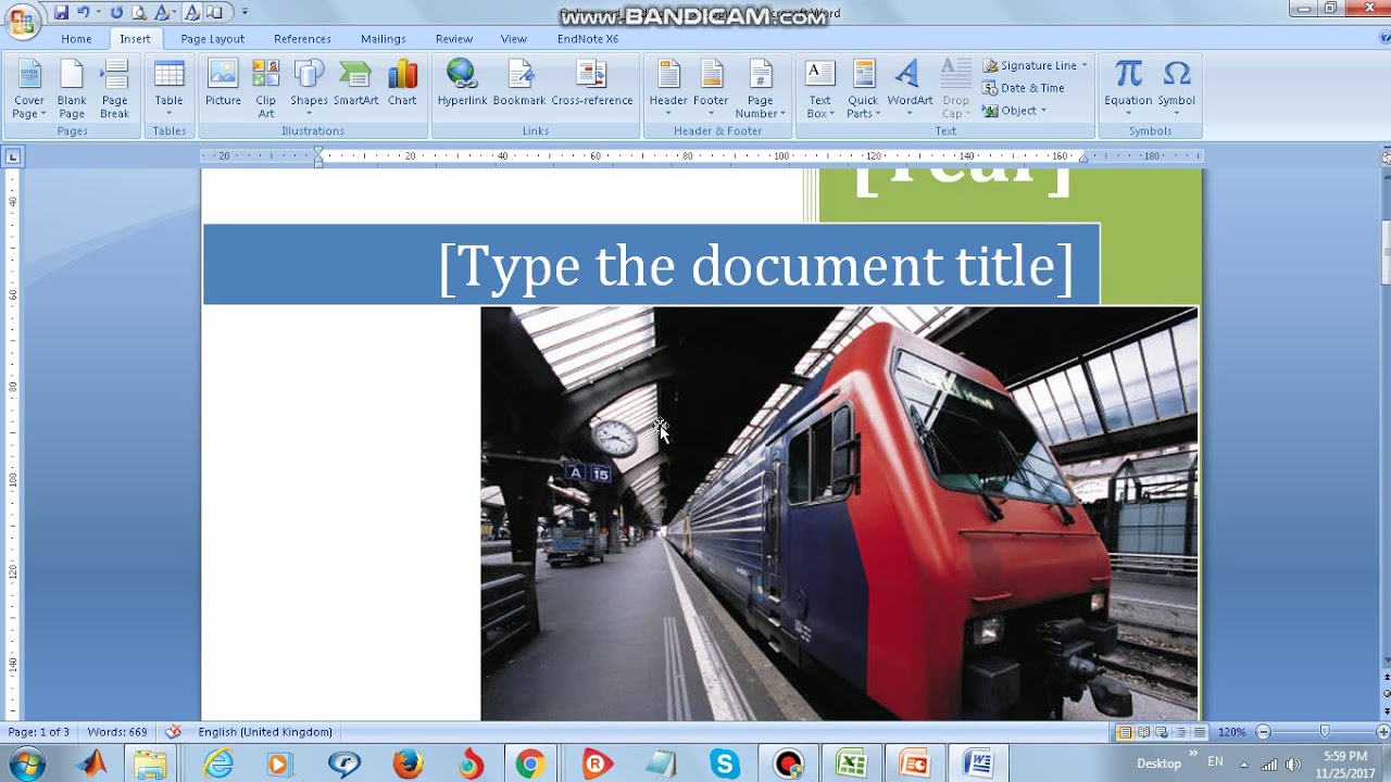 How to add Cover page into MS Word - YouTube