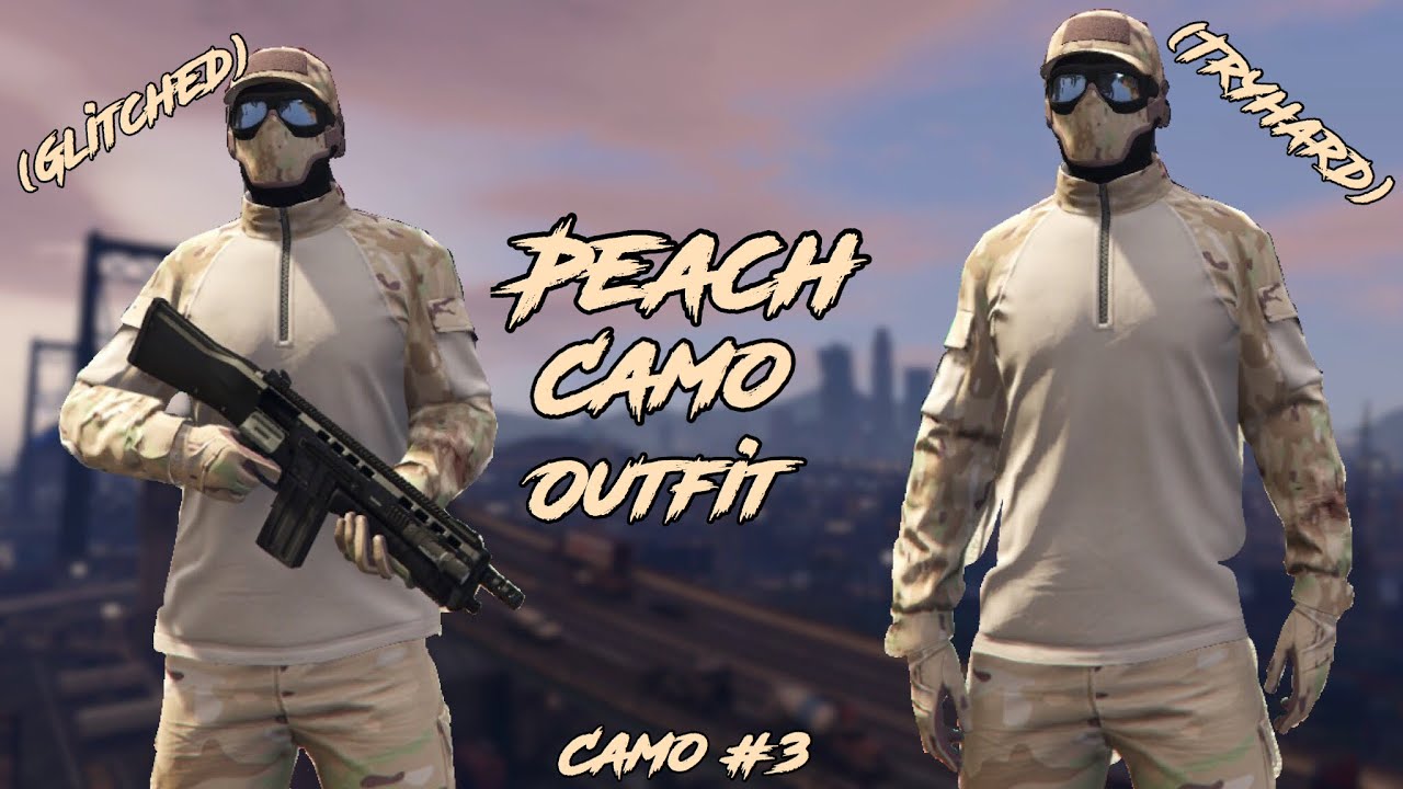 Peach Camo Outfit! (Camo series #3) - YouTube