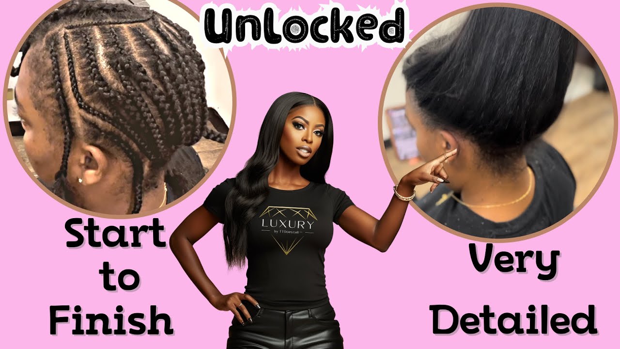 Sew In Braid Pattern For High Ponytail