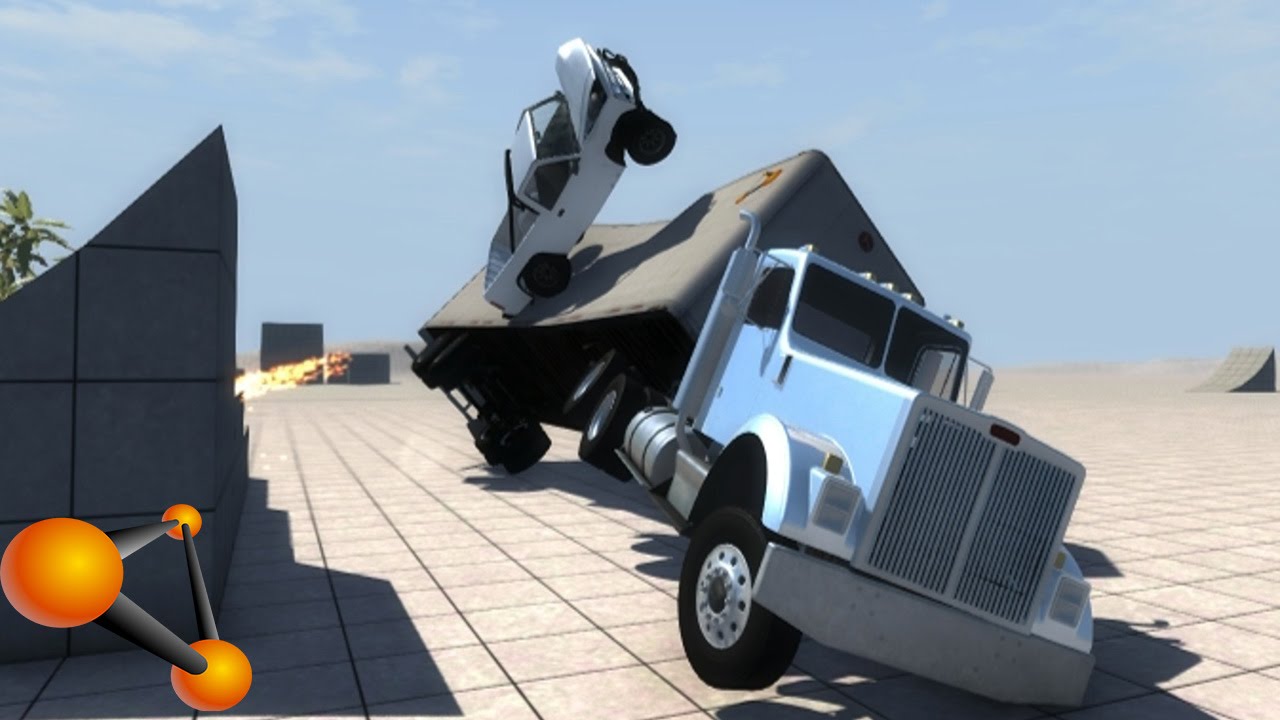BIG RIG + TRAILER CRASH TESTING - BeamNG.drive - YouTube