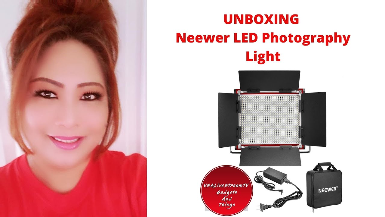 UNBOXING NEEWER NL660 LED PHOTOGRAPHY LIGHTS - YouTube