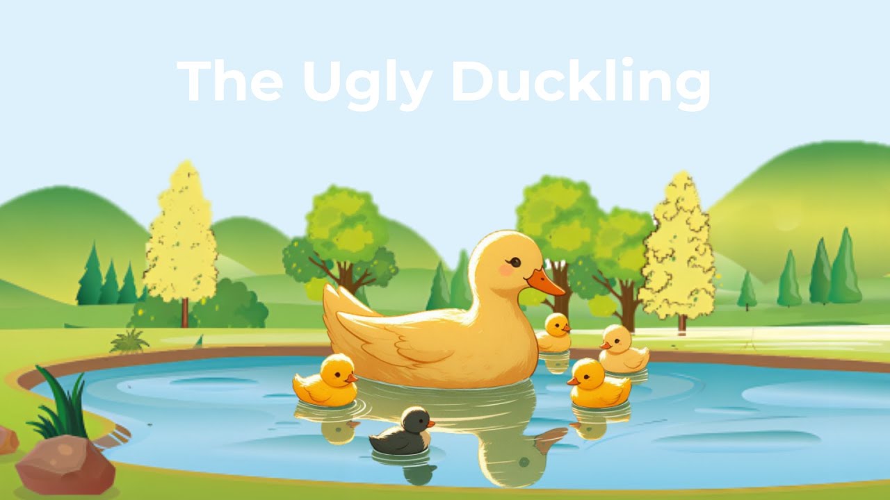 The ugly duckling, short story for kids - YouTube