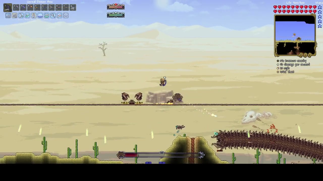 Terraria Calamity Mod: Desert Scourge No-Hit, Revengance, No Rippers ...