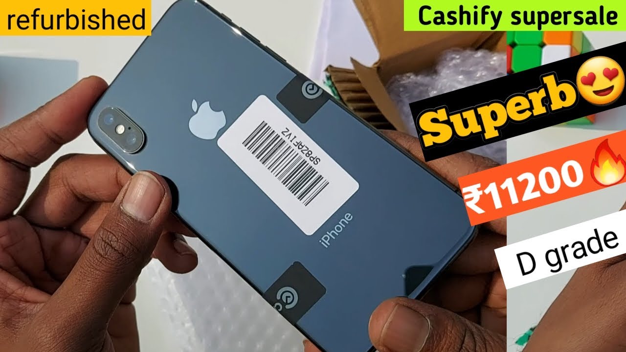 Unboxing iphone X ₹11200 superb🔥|D grade Cashify supersale app ...