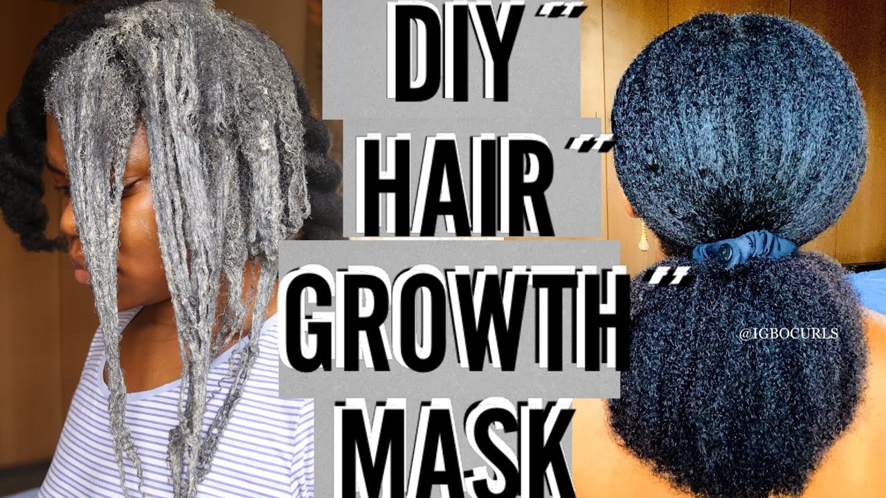 Diy Homemade Hair Mask For Hair Growth On 4c Natural Hair Diy Skin Facial Igbocurls Youtube