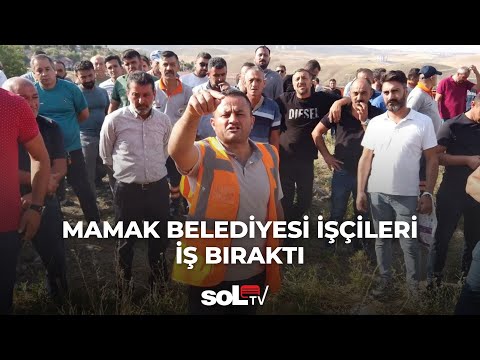 Mamak Belediyesi İşçileri İş Bıraktı