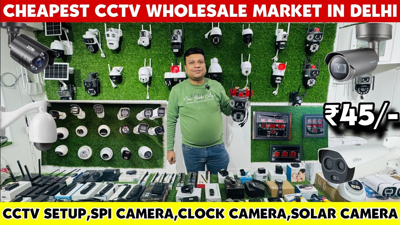 Cheapest CCTV Camera Market In Delhi | With two year Warranty with bill ...