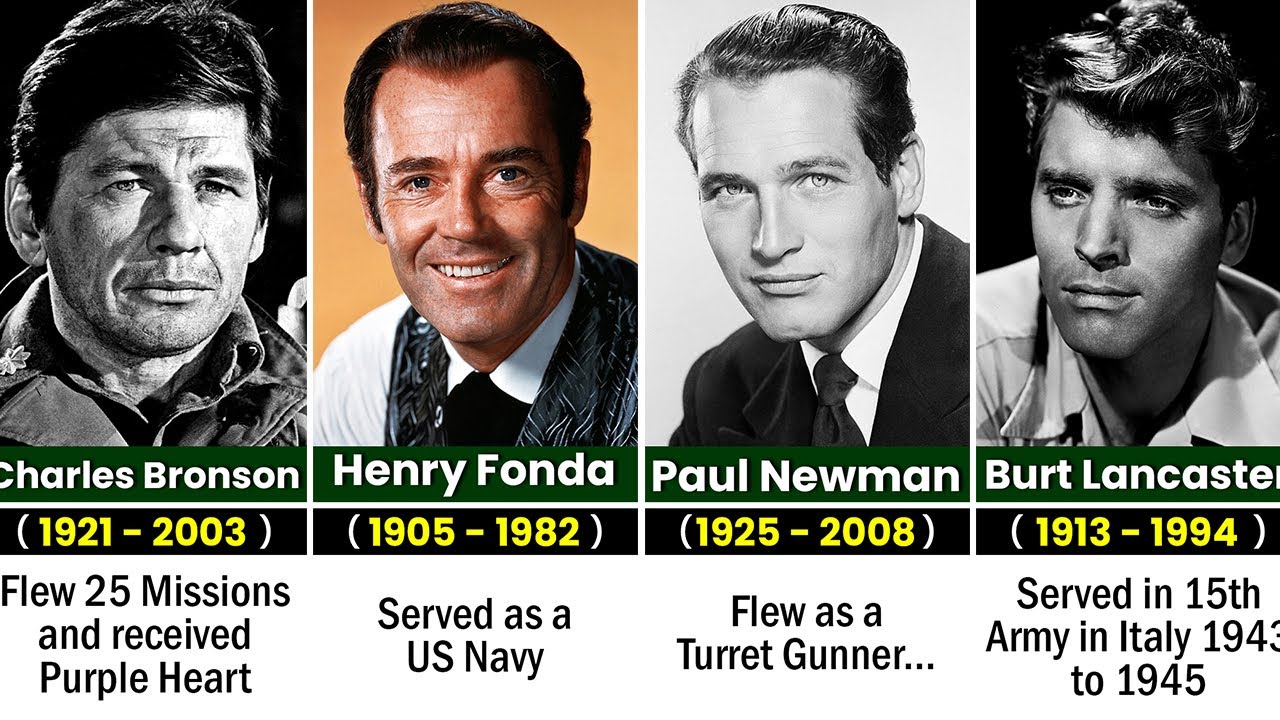 US Movie Stars Who Served in Army During World War II - YouTube