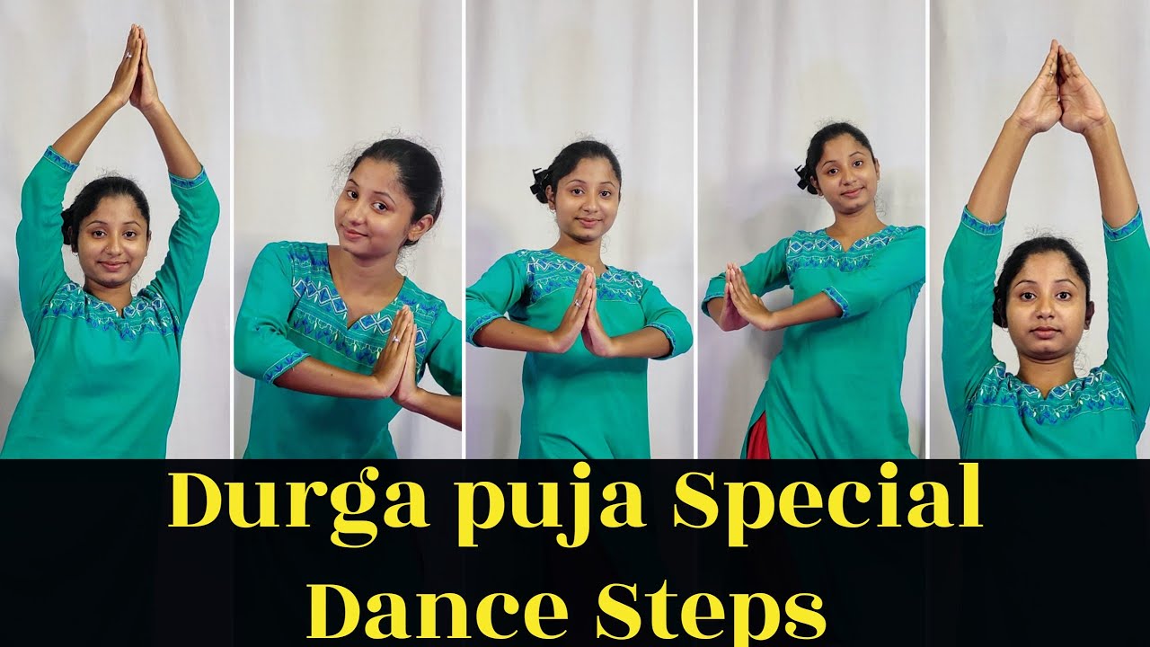 Durga Puja Dance Step | বাংলা নাচ শিক্ষা | Riyas Dance Tutorial - YouTube