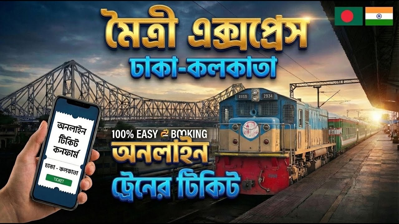Maitree Express Dhaka - Kolkata Online train ticket - ঢাকা কলকাতা ট্রেন ...
