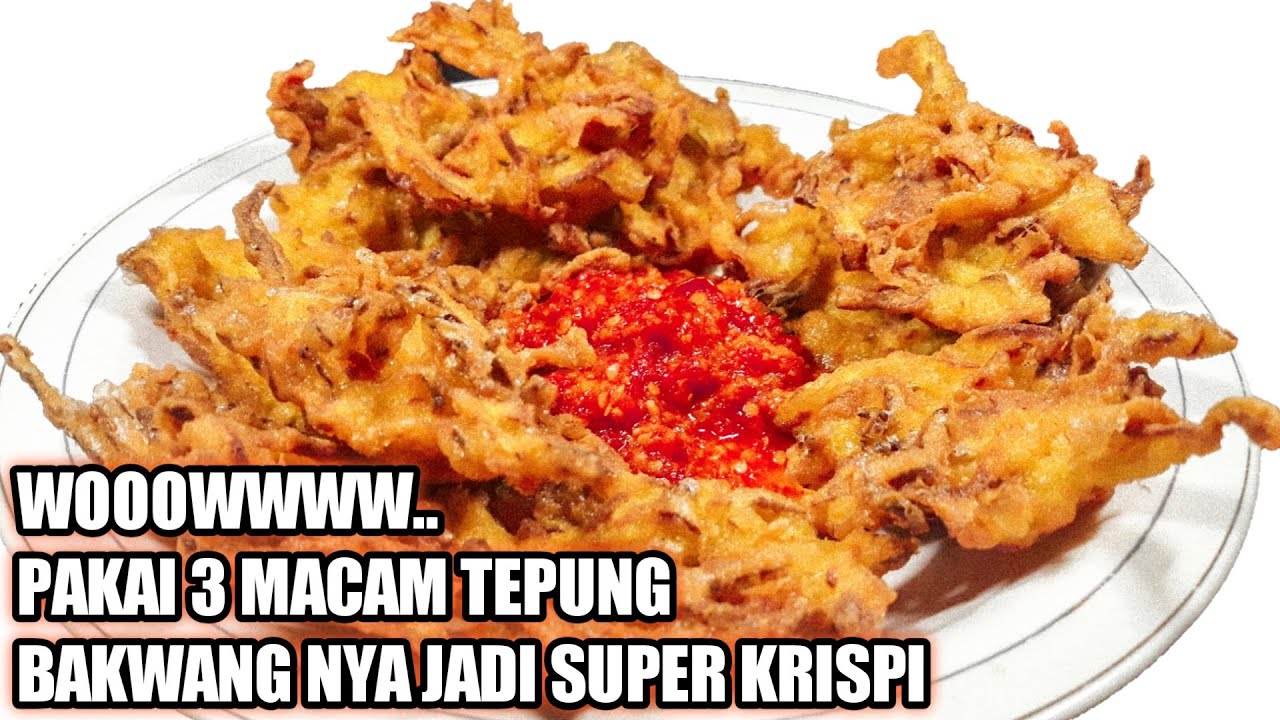 TRIK DAN RESEP BAKWANG SUPER KRISPI ANTI LEMBEK - YouTube