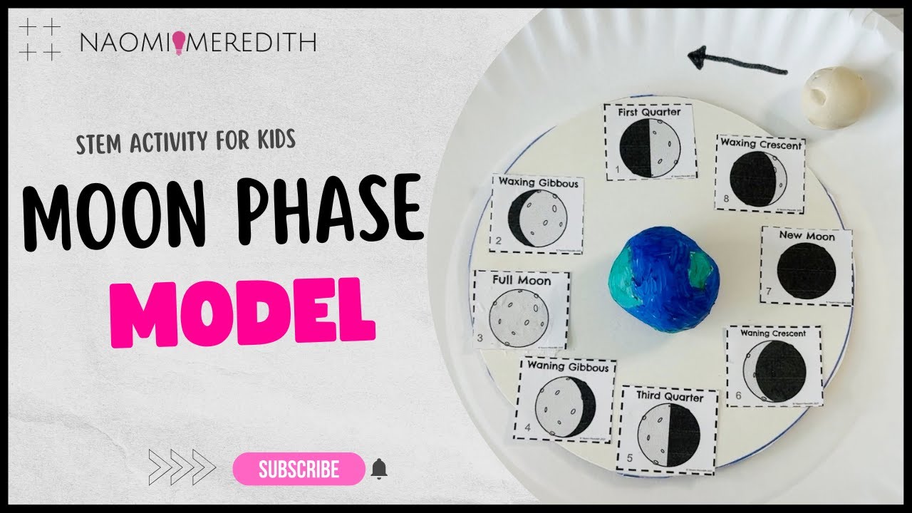 Phases of the Moon for Kids STEM Activity - YouTube