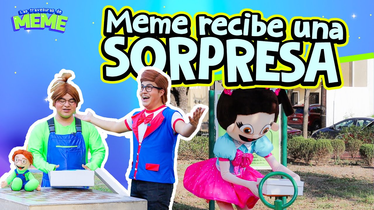El Nuevo amigo de Meme | Meme recibe una sorpresa | Andy roba el regalo ...