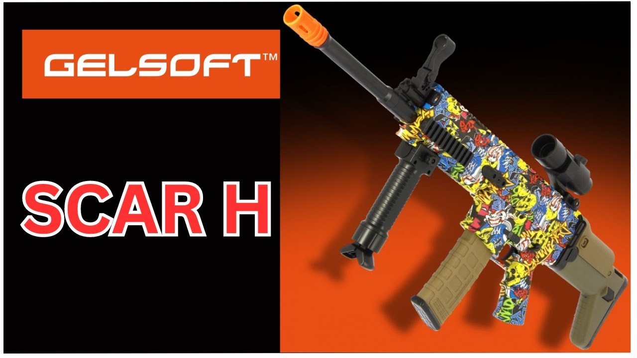 Scar H Gel Blaster from Gelsoft - YouTube