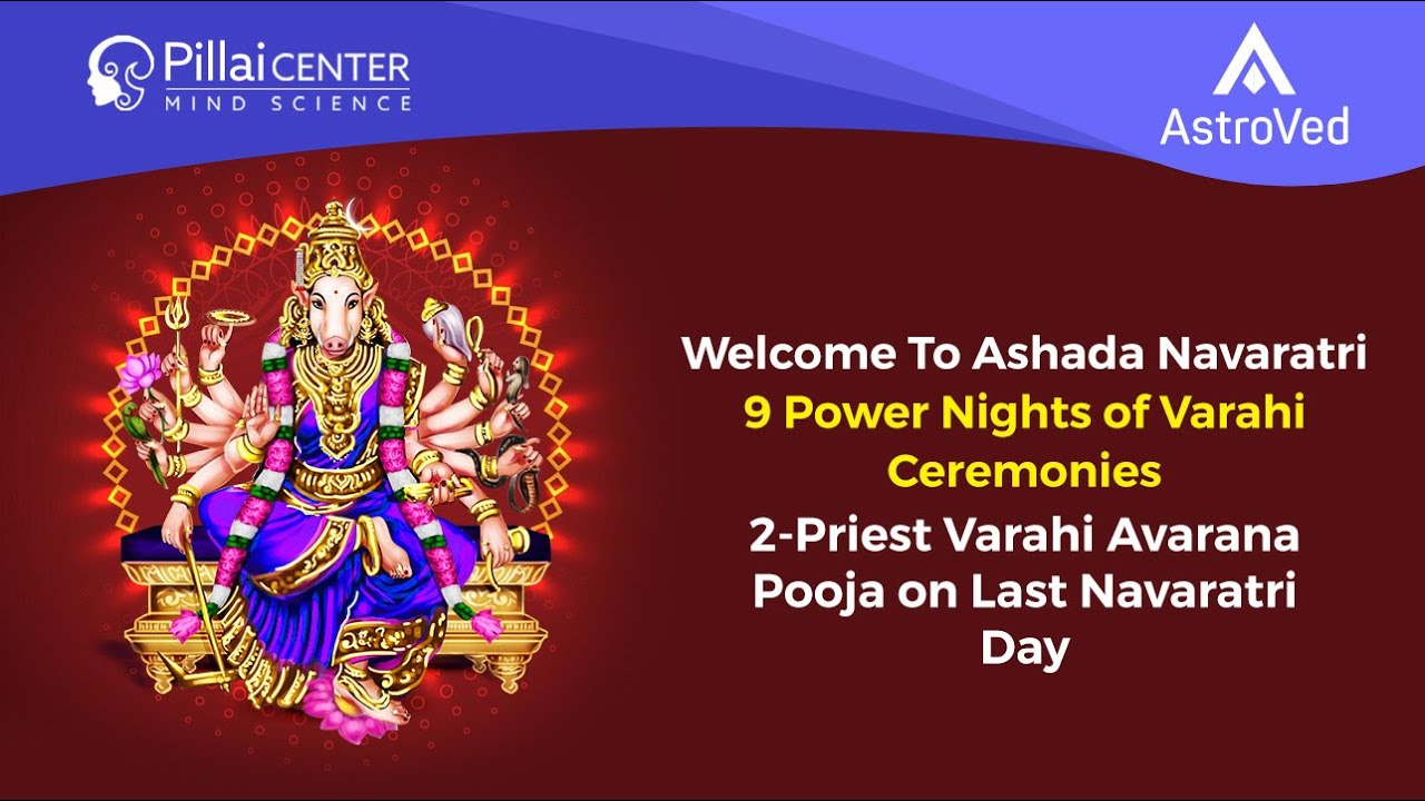 Ashada Navarathri - 2024:- 2-Priest Varahi Avarana Pooja on Last ...