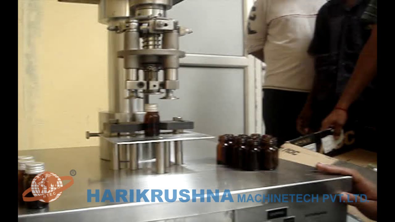 Semi-Automatic ROPP / SCREW Capping Machine - YouTube