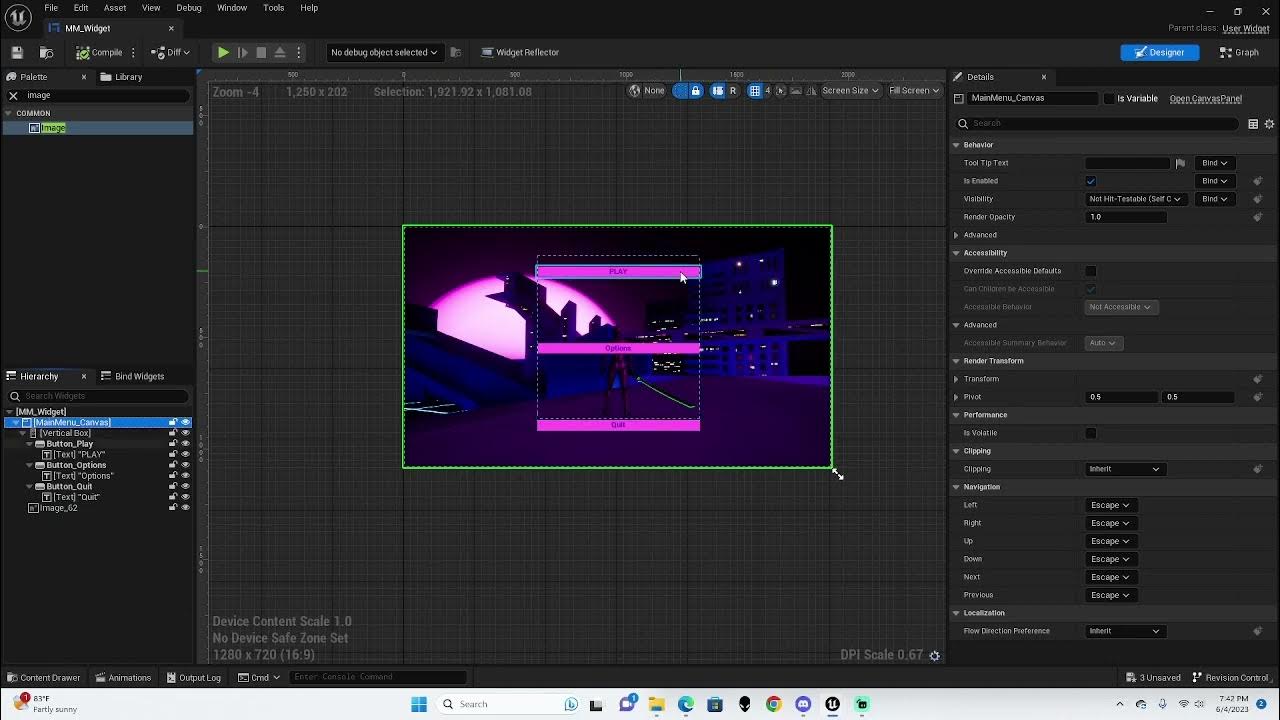 Main Menu Ue5 Tutorial Part2 Youtube