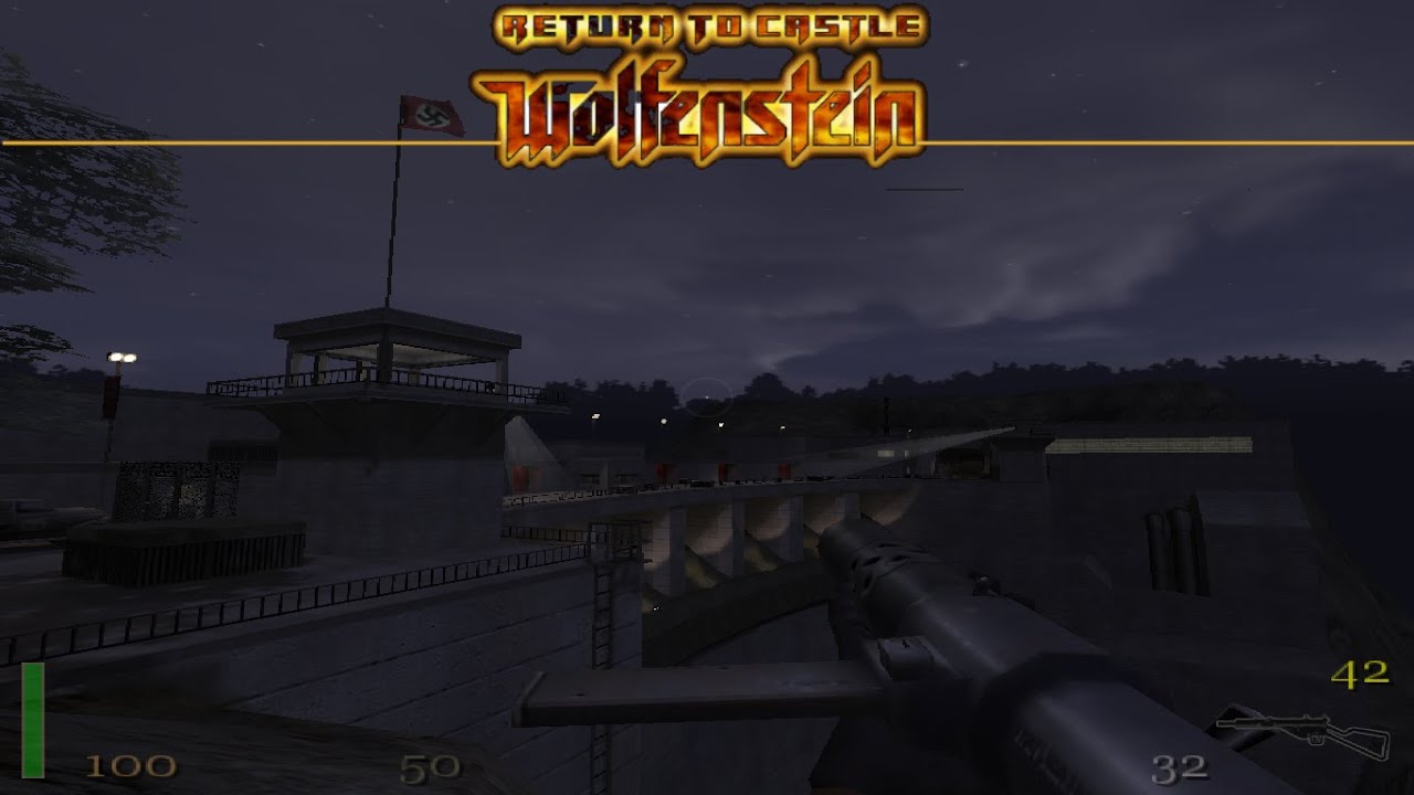 Return to Castle Wolfenstein 1080p Niemcy zapora #retro - YouTube