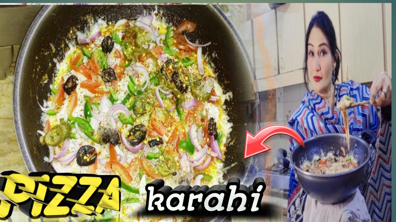 Pizza Karahi Recipe | Chicken Pizza Karahi | Boneless Pizza Karahi ...