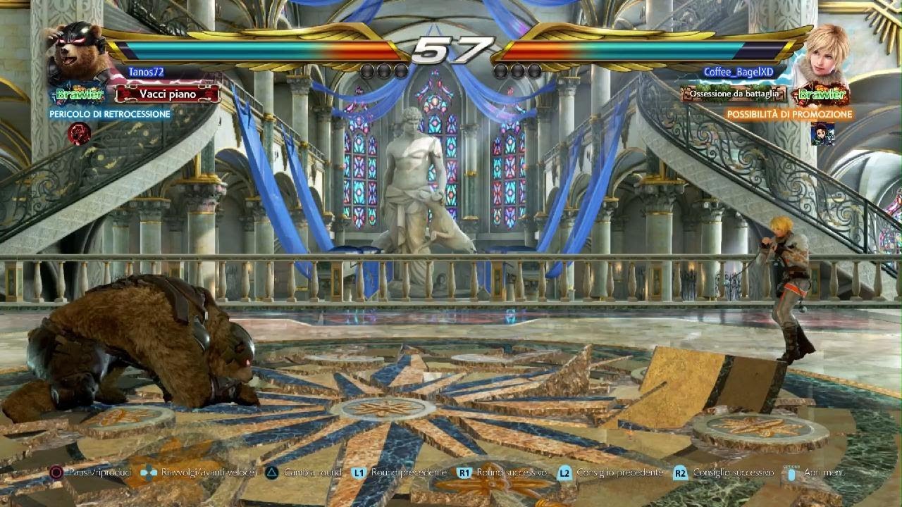 TEKKEN 7 Kuma with dualsense pad controller ranked match 22/11/2022 ...