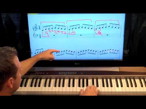 How Read Piano Music - Right Hand Finger Exercise DVD - YouTube