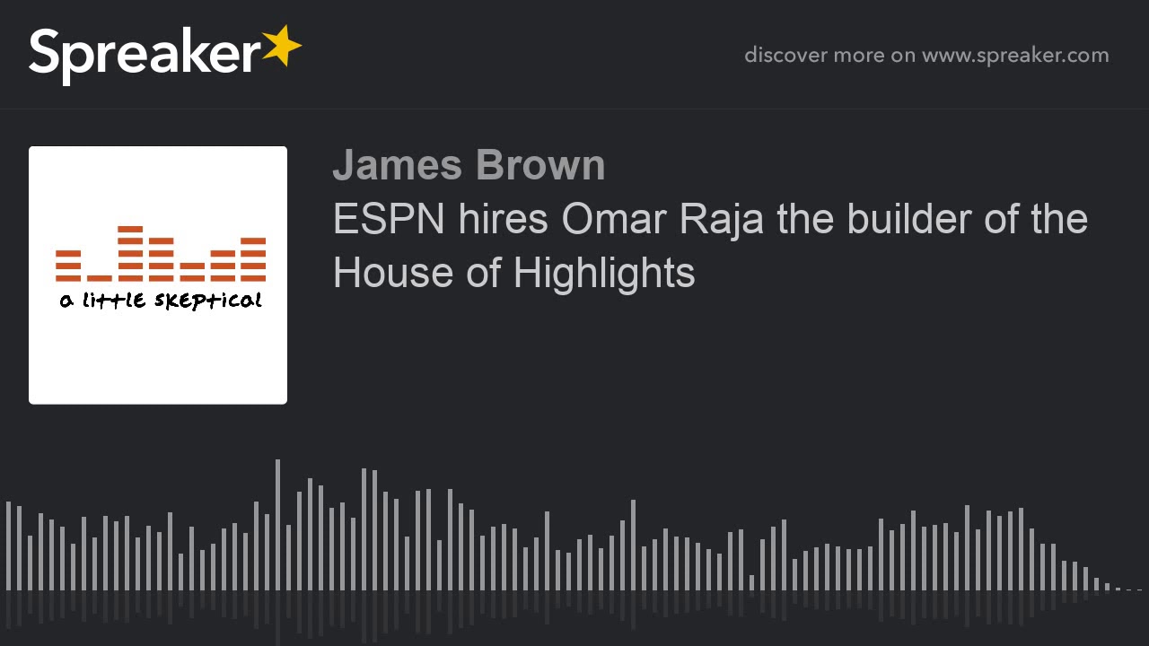 ESPN hires Omar Raja the builder of the House of Highlights - YouTube