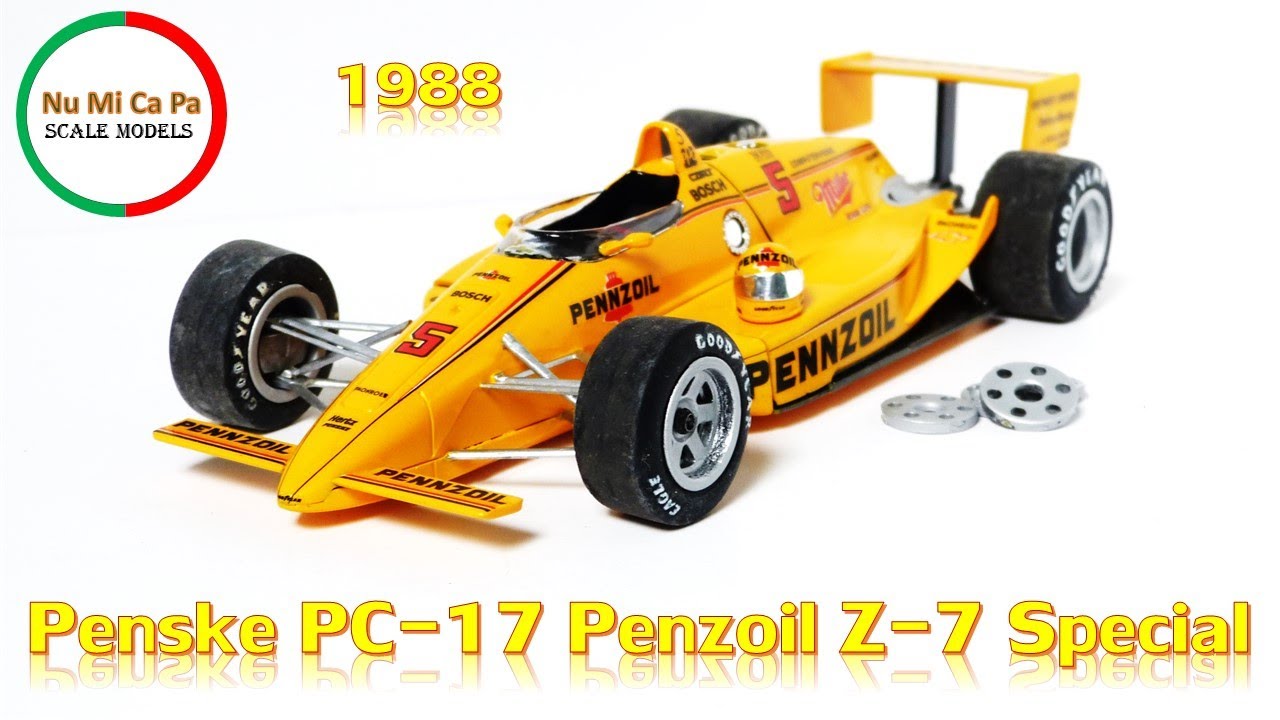 1988 Penske PC-17 Penzoil Z-7 Special, AMT - ERTL No. 6880 1/25 Scale ...