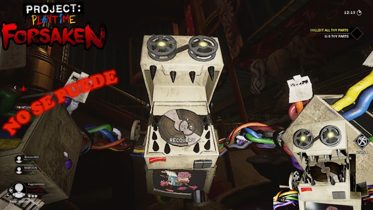 NO SE PUEDE HUIR DE BOXY CRT | Project: Playtime Phase 3 - YouTube