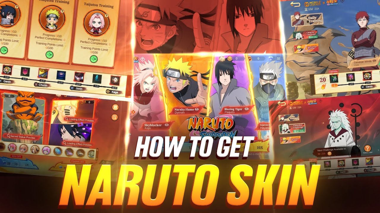 Everything About MLBB x Naruto Collab – Free Skins & Draw Mechanics ...