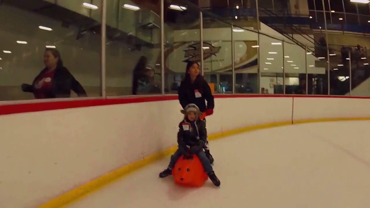 Skating at Anaheim Ice - YouTube