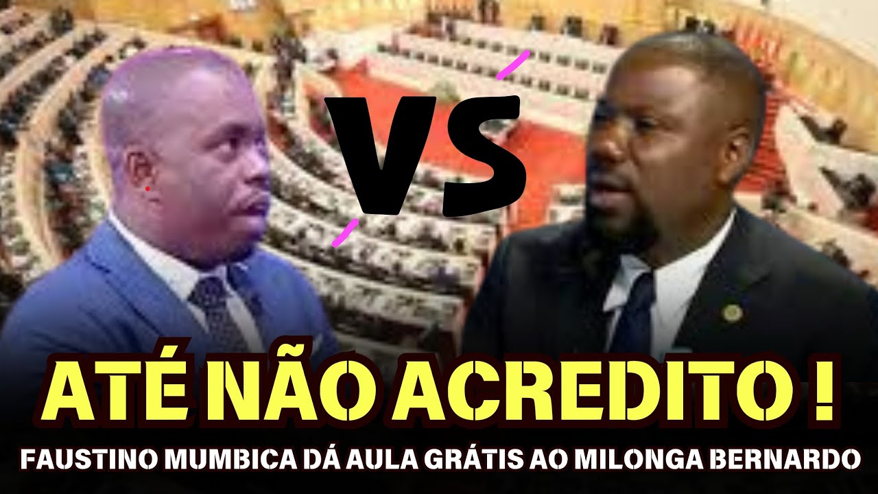 Faustino Mumbica dá aulas gratuitas ao deputado Milonga Bernardo - YouTube