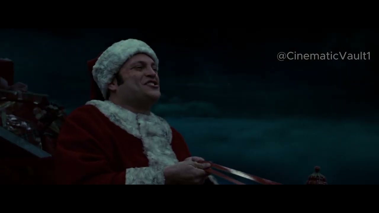 Fred Claus (2007) Clip 4K Fred’s CRAZY, INSANE Sleigh Ride: Chimneys ...