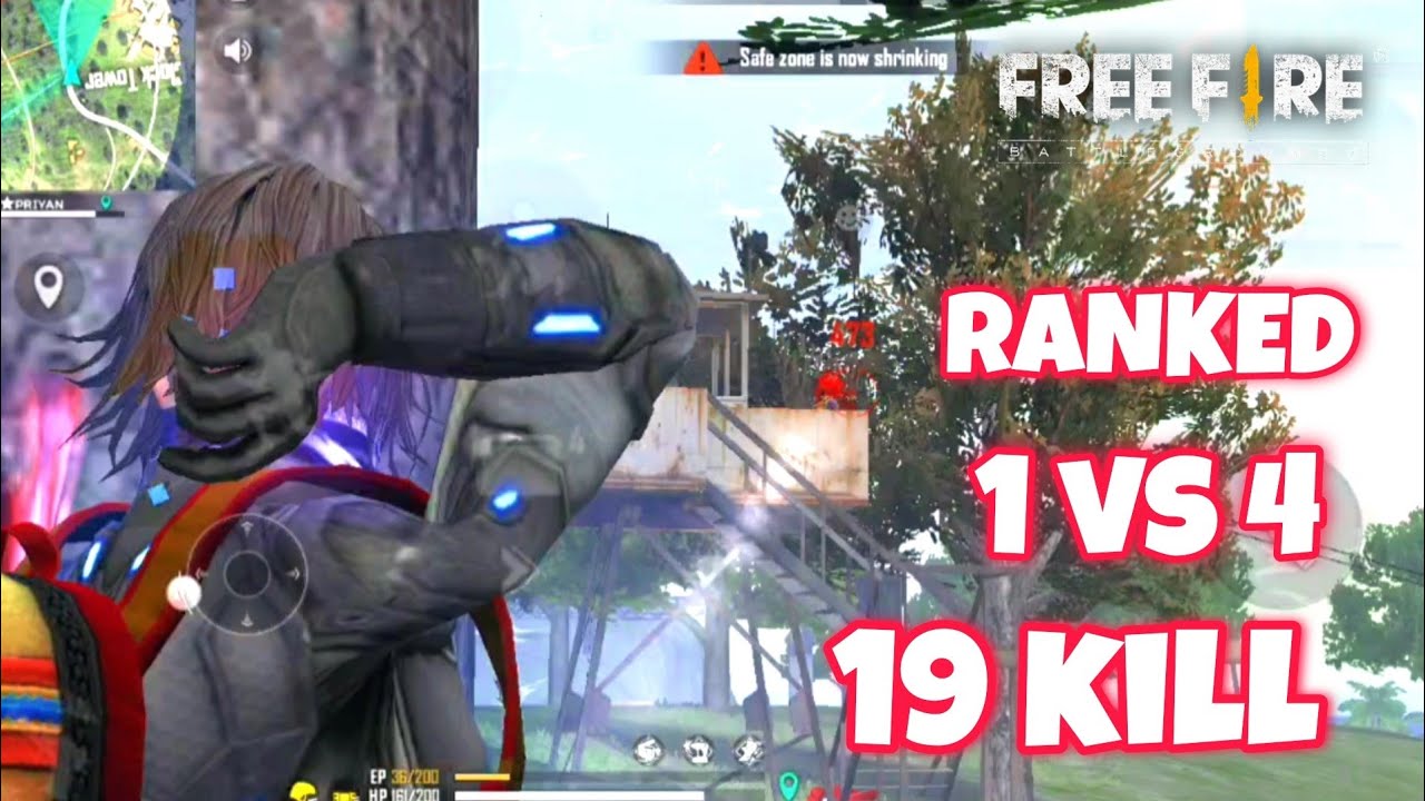 Free fire 19 kill BOOYAH gameplay // free fire full Gameplay - YouTube