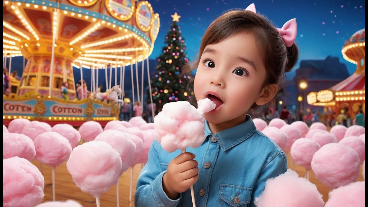 Cotton Candy, Cotton Candy, Sweet and Light | Fun Song for Kids | Sing-Along Treat Song - YouTube