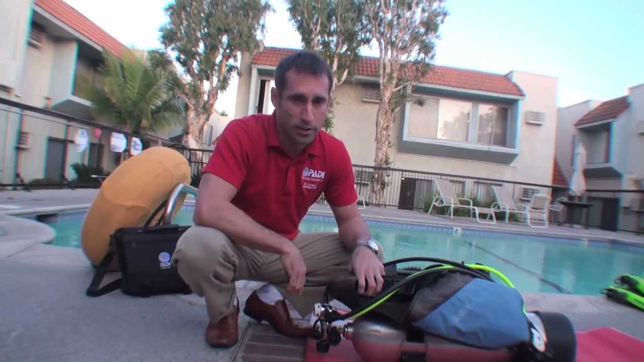 SCUBA Equipment Set-up Demonstration - YouTube